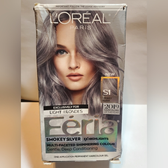 L'Oreal | Hair | Loreal Feria Smokey Silver Hair Color | Poshmark